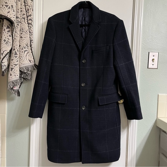 J. Crew | Jackets & Coats | Jcrew Mens Ludlow Insulated Wool Topcoat In ...